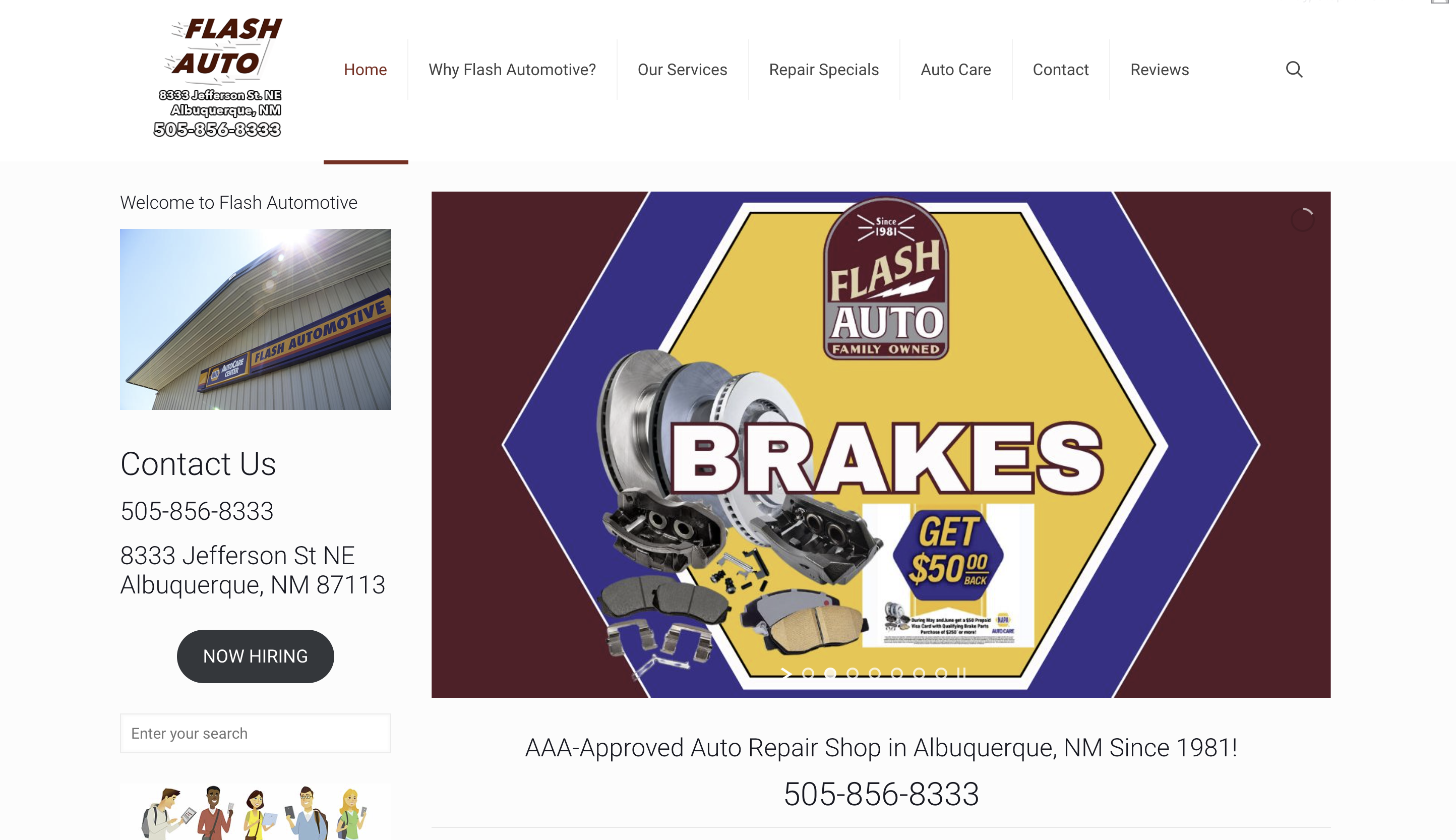 Contact Flash Automotive